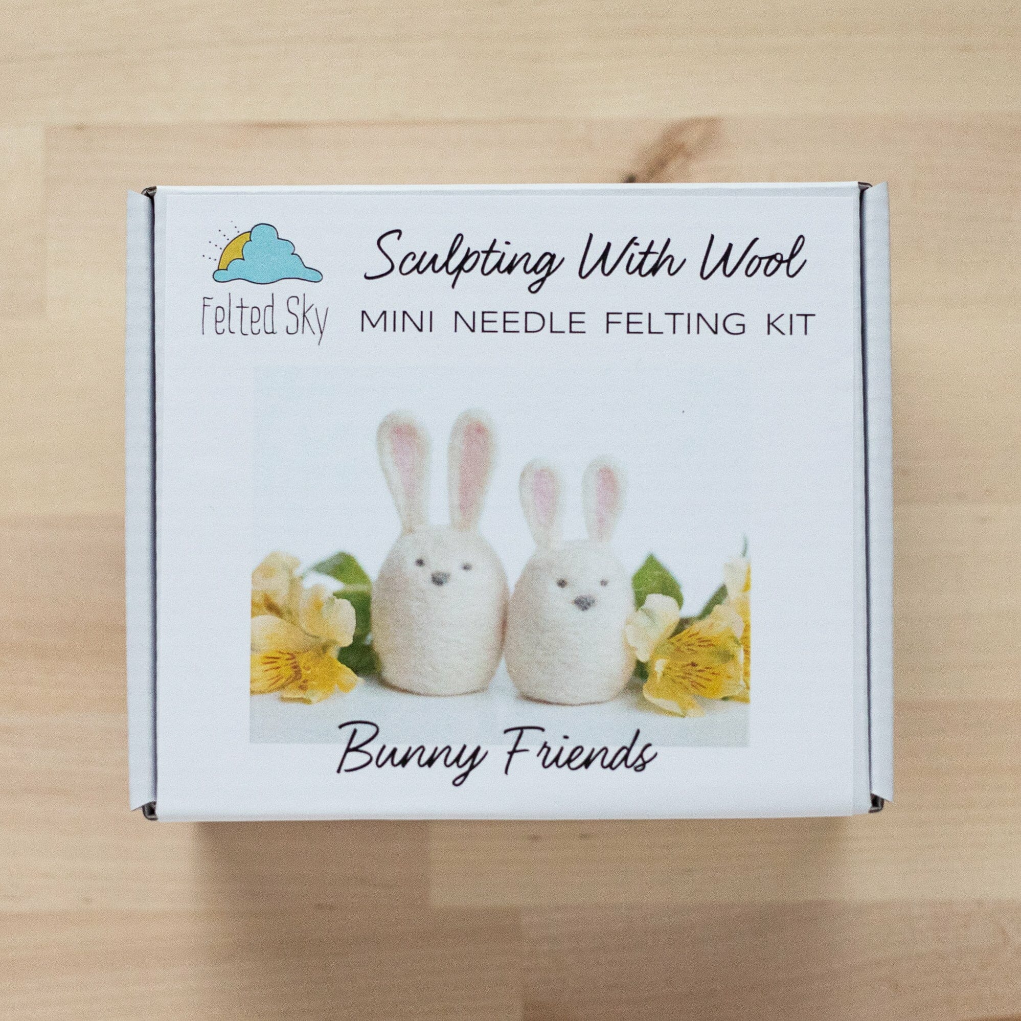 Felted Sky - Bunny Friends Mini Needle Felting Kit - Fibrecraft Felted Sky - Bunny Friends Mini Needle Felting Kit - Fibrecraft
