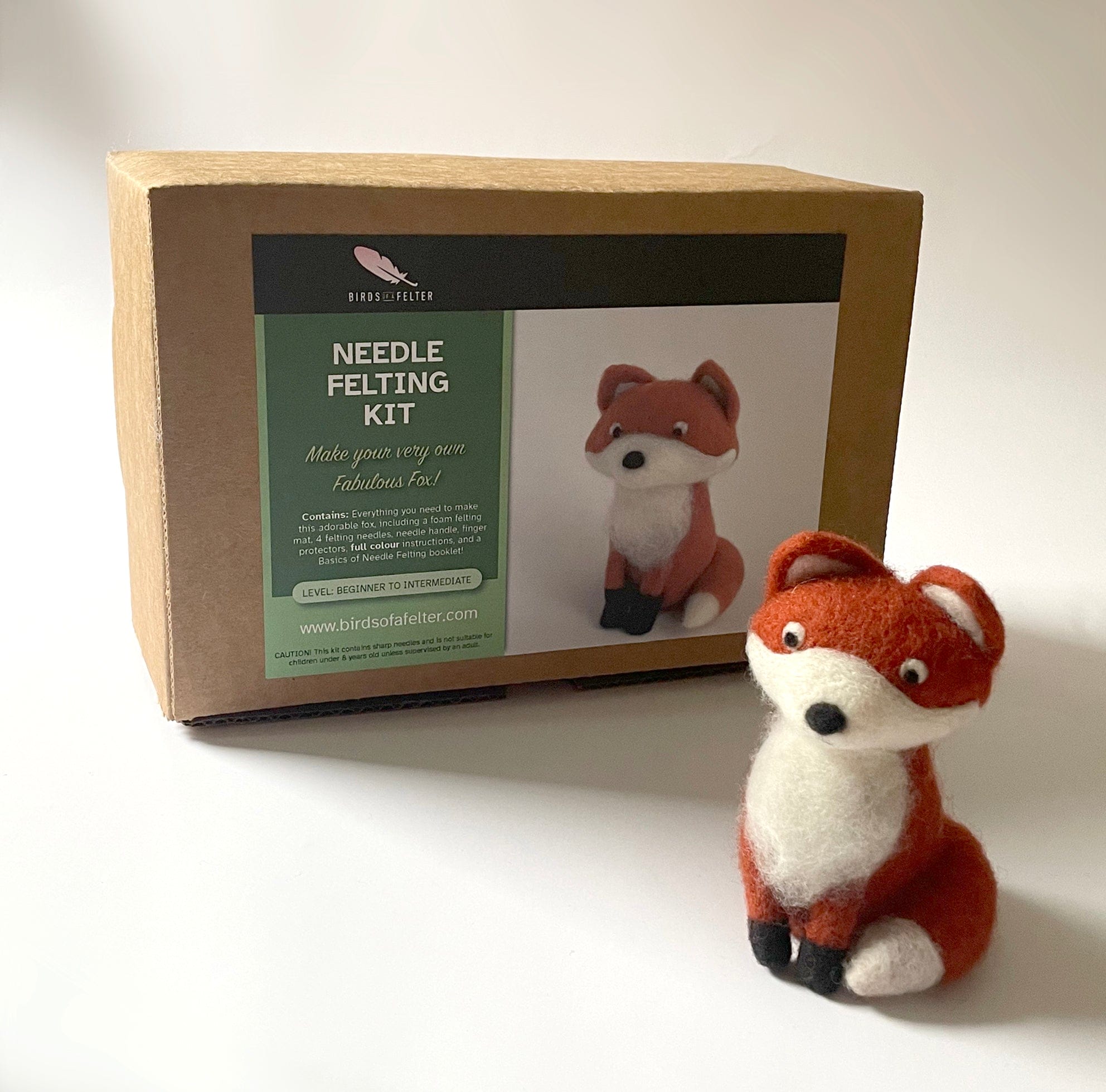 Fabulous Fox Needle Felting Kit - Fibrecraft